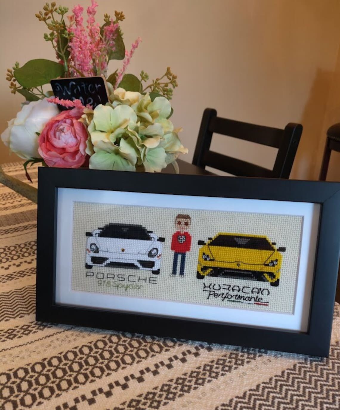 PDF PATTERN | Porsche Cross Stitch Pattern | White Car | Sports Car ...