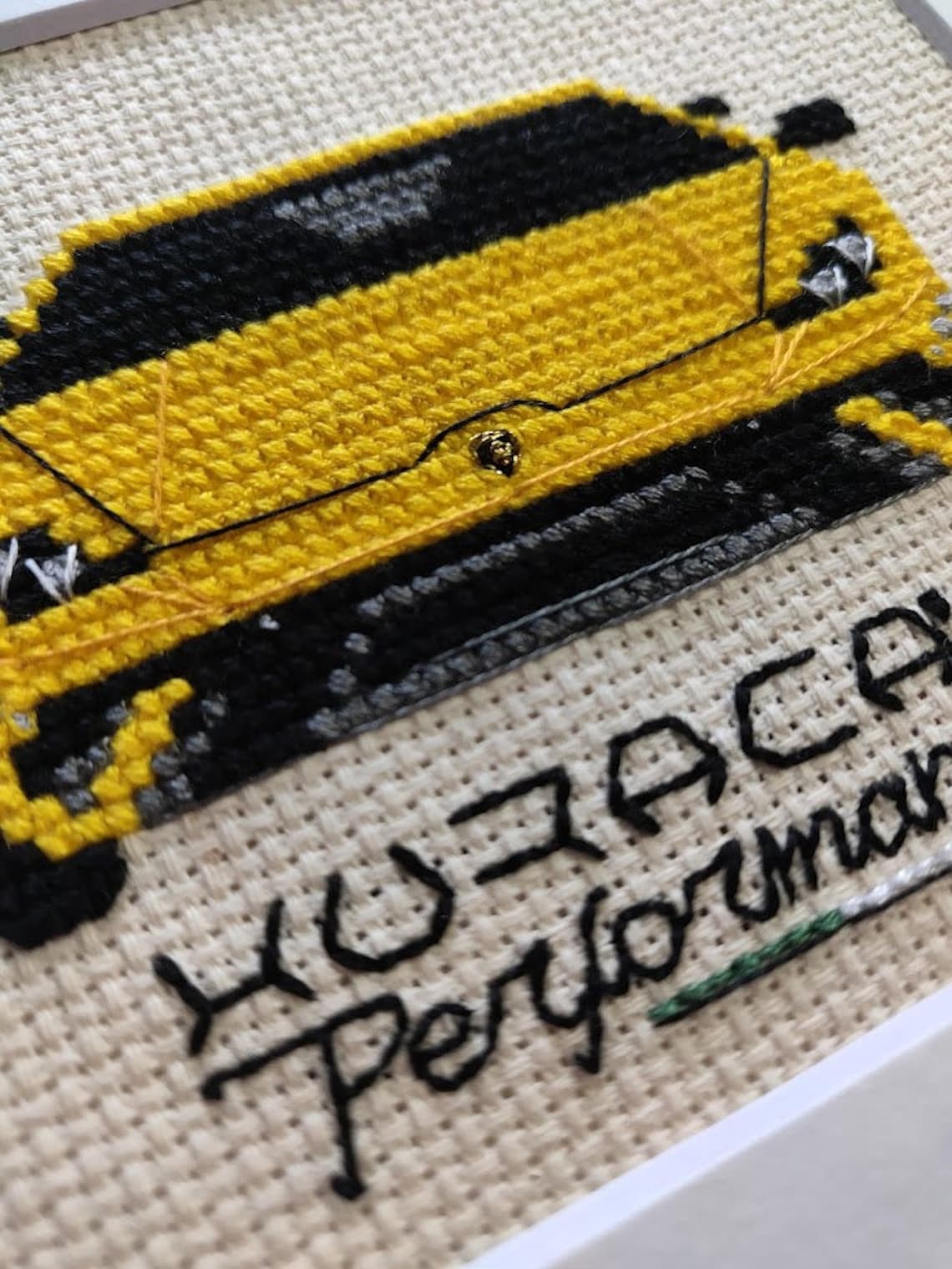 PDF PATTERN | Lamborghini Cross Stitch Pattern | Yellow Car | Sports ...