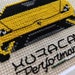 PDF PATTERN | Lamborghini Cross Stitch Pattern | Yellow Car | Sports ...