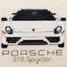 PDF PATTERN | Porsche Cross Stitch Pattern | White Car | Sports Car ...