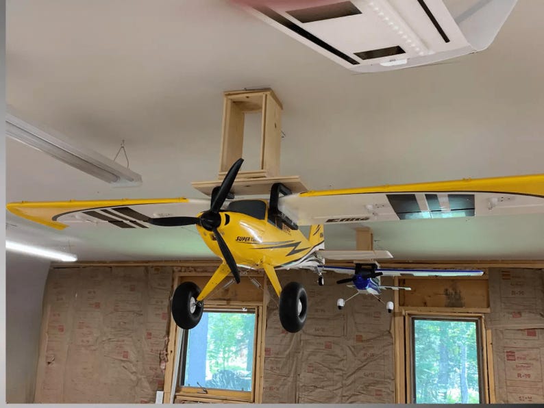 RC Airplane Hanger Ceiling Mount Wall Bracket for Hanging Small ...