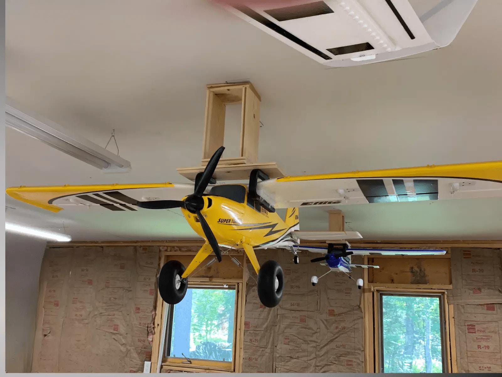 RC Airplane Hanger Ceiling Mount Wall Bracket for Hanging Small ...