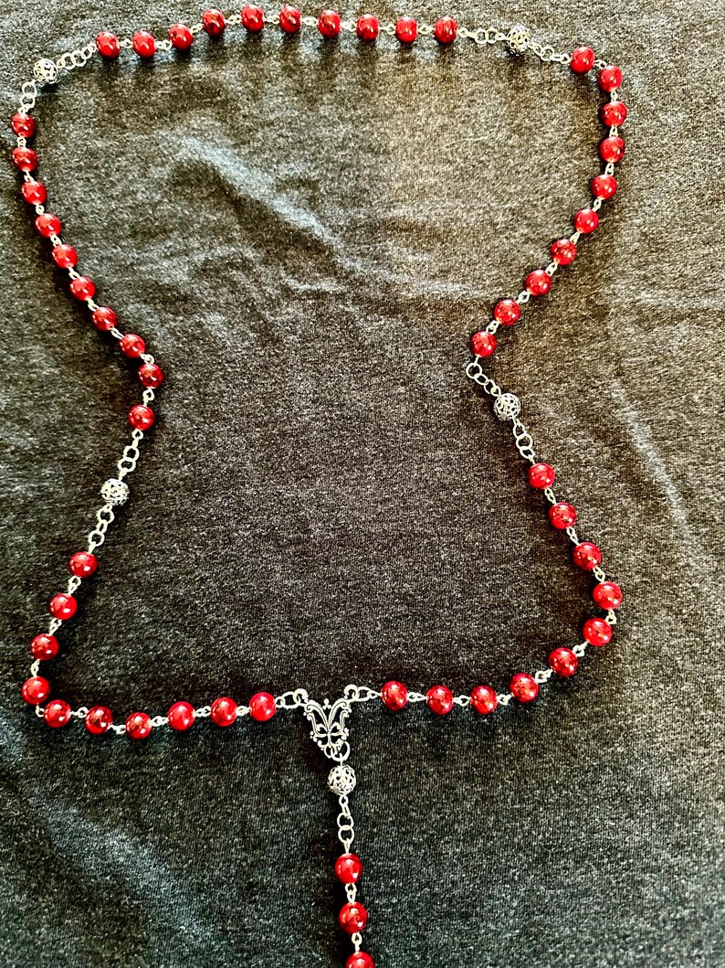 Handmade Gothic Rosary - Etsy