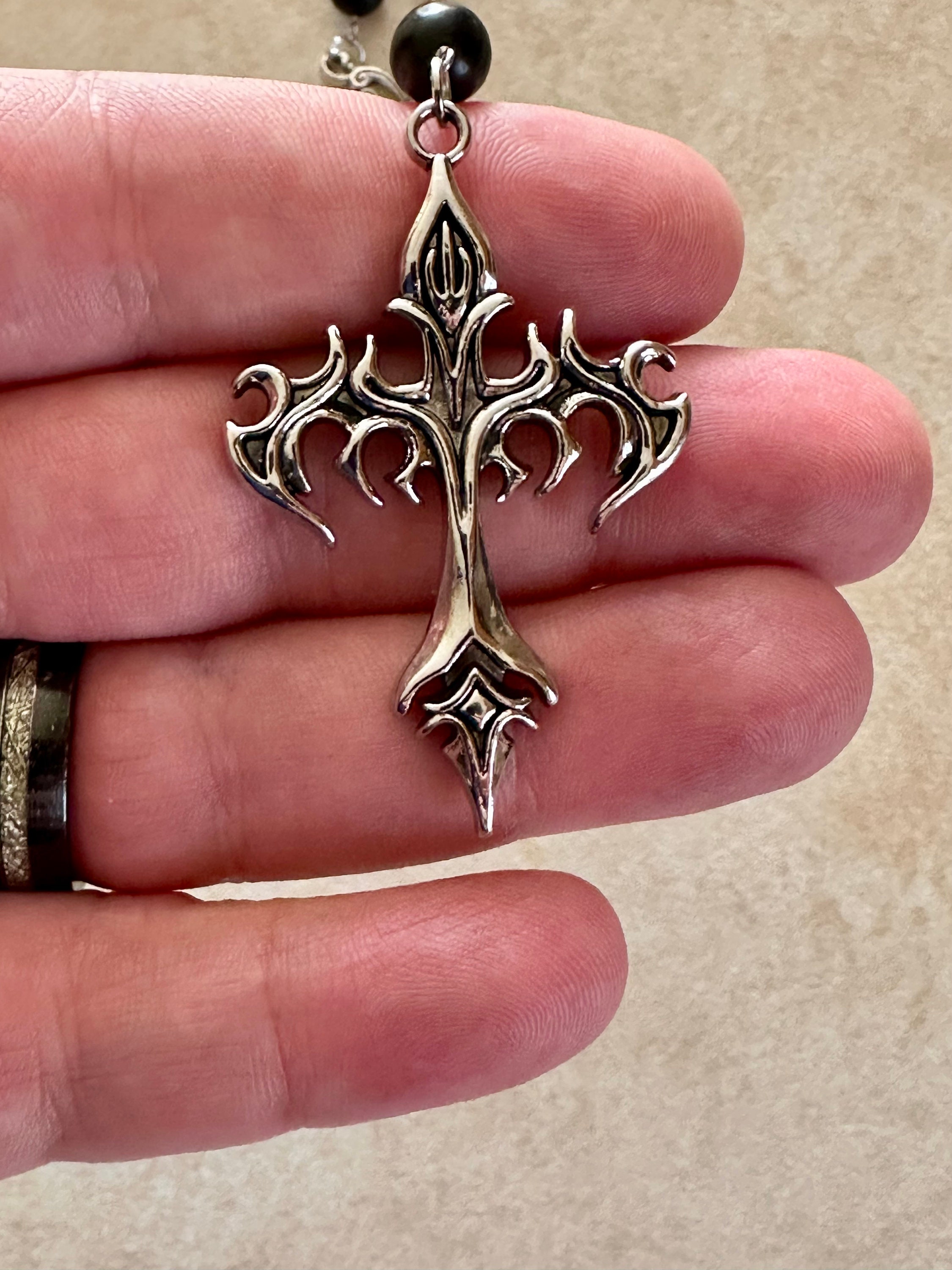 Handmade Gothic Rosary - Etsy