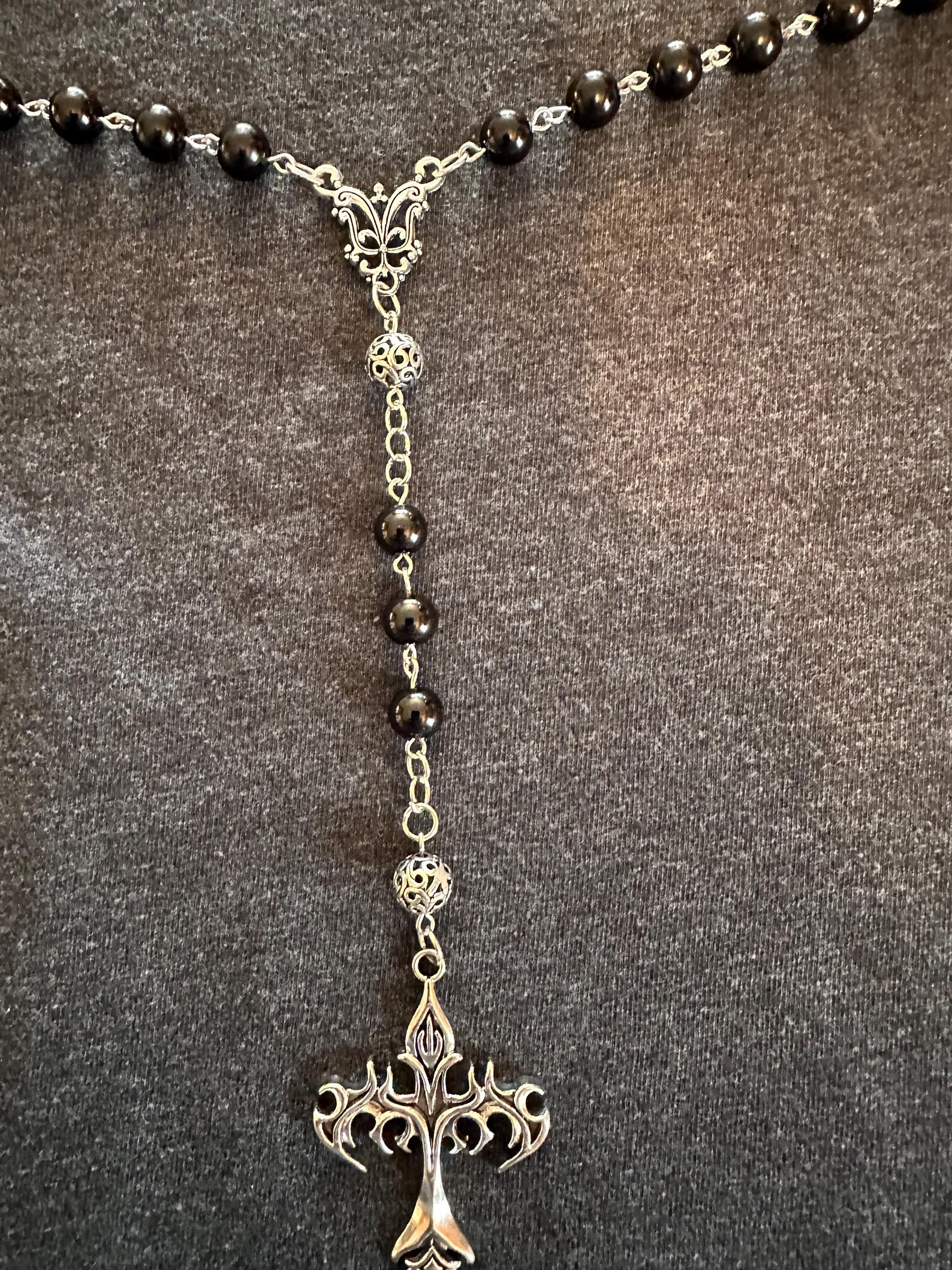 Handmade Gothic Rosary - Etsy