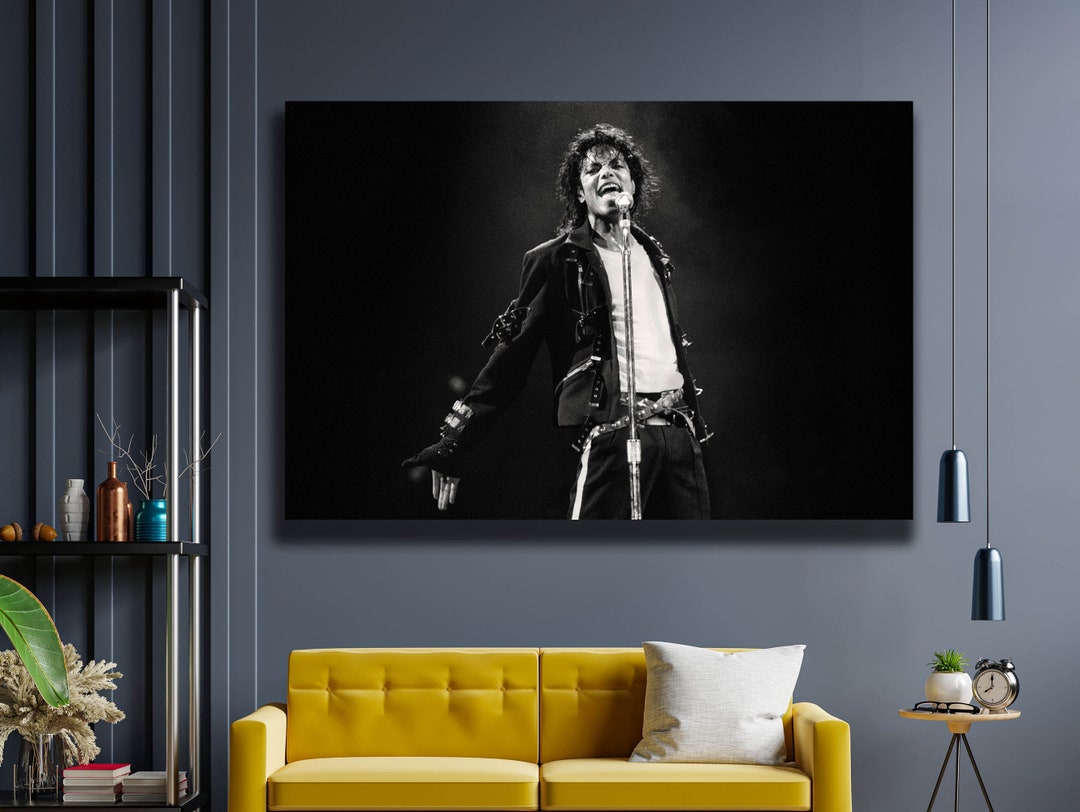 King Michael Jackson Canvas Ready to Hang Wall Canvas - Etsy