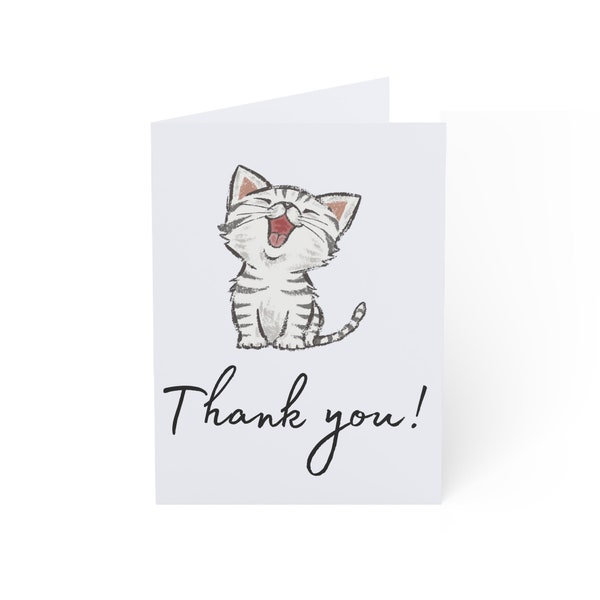 Cat Thank You - Etsy