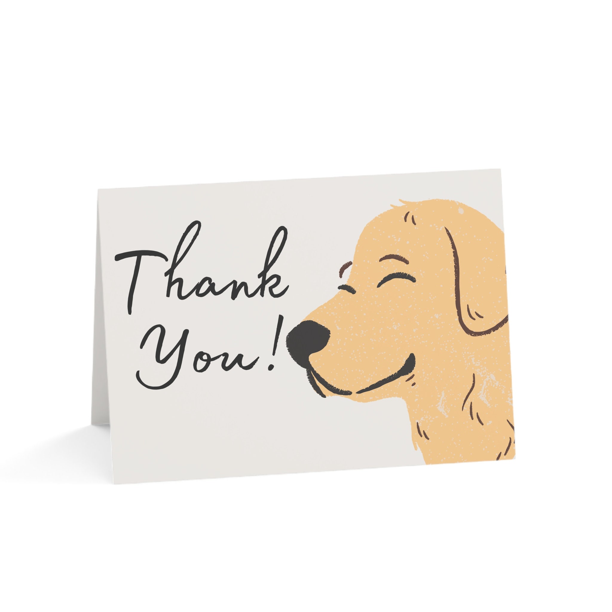 Cute, Simple, Dog, Thank You Cards - Etsy