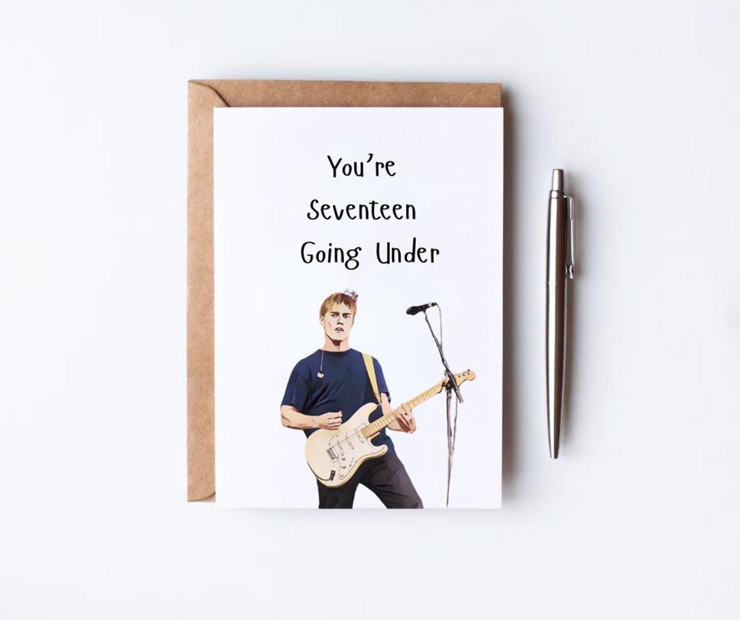 Sam Fender Birthday Card Seventeen - Etsy UK