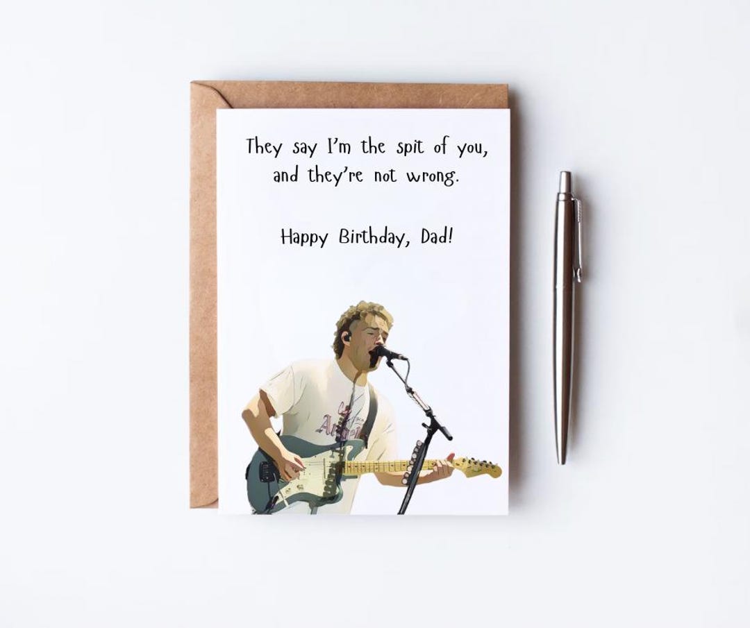 Sam Fender Birthday Card Dad, Grandad - Etsy