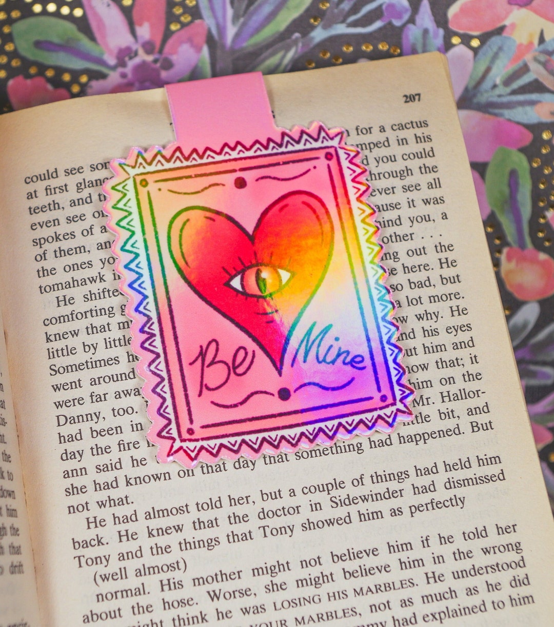 Magnetic Bookmark- Be Mine | Bookmarks | Page Savers - Etsy