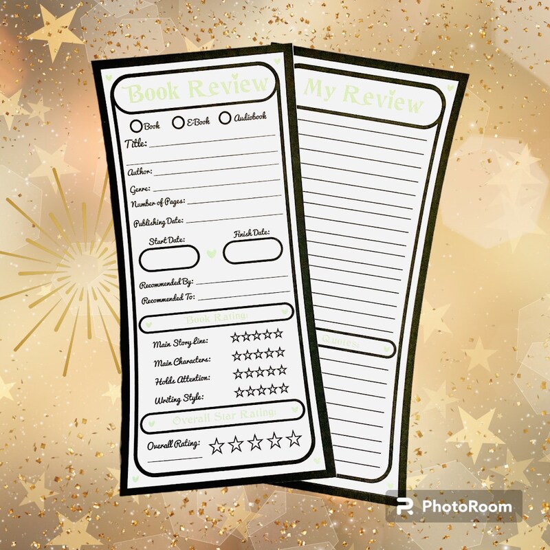 Book Review Stamp - Etsy