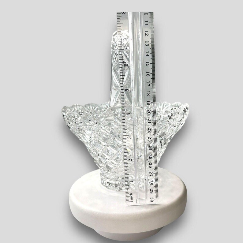Vintage Princess House Crystal Basket Elegant Mint Condition - Etsy