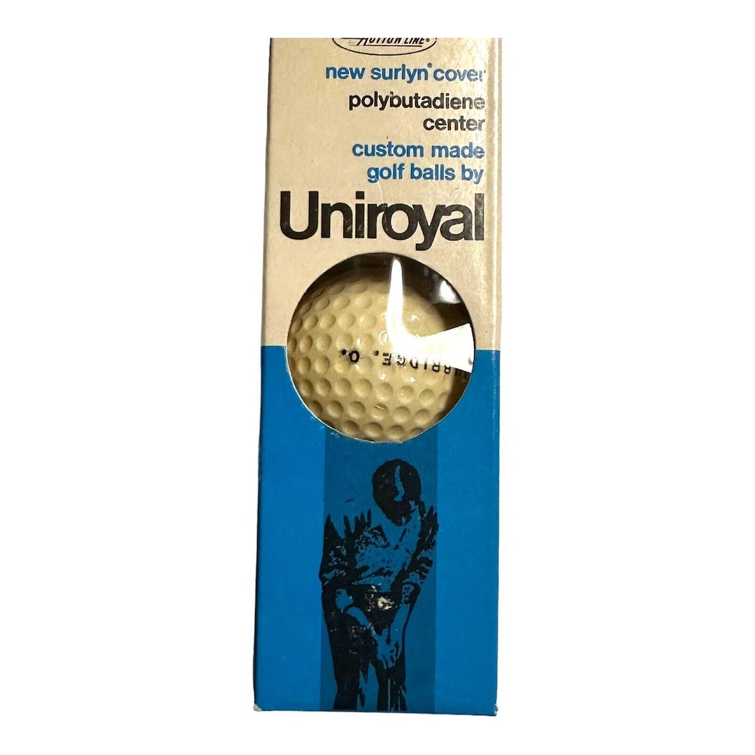 Vintage Uniroyal Golf Balls W/sleeve the Action Line New Surlyn Cover ...