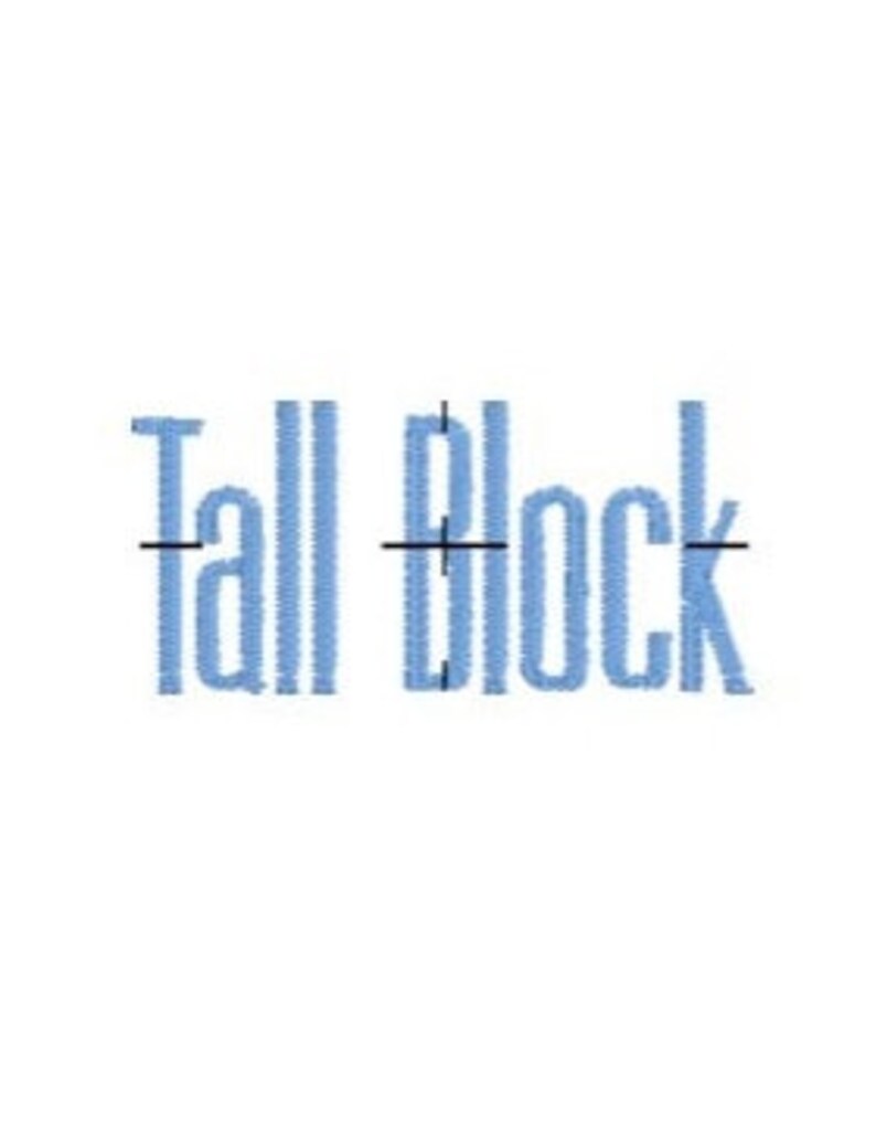 Tall Block Font - Etsy