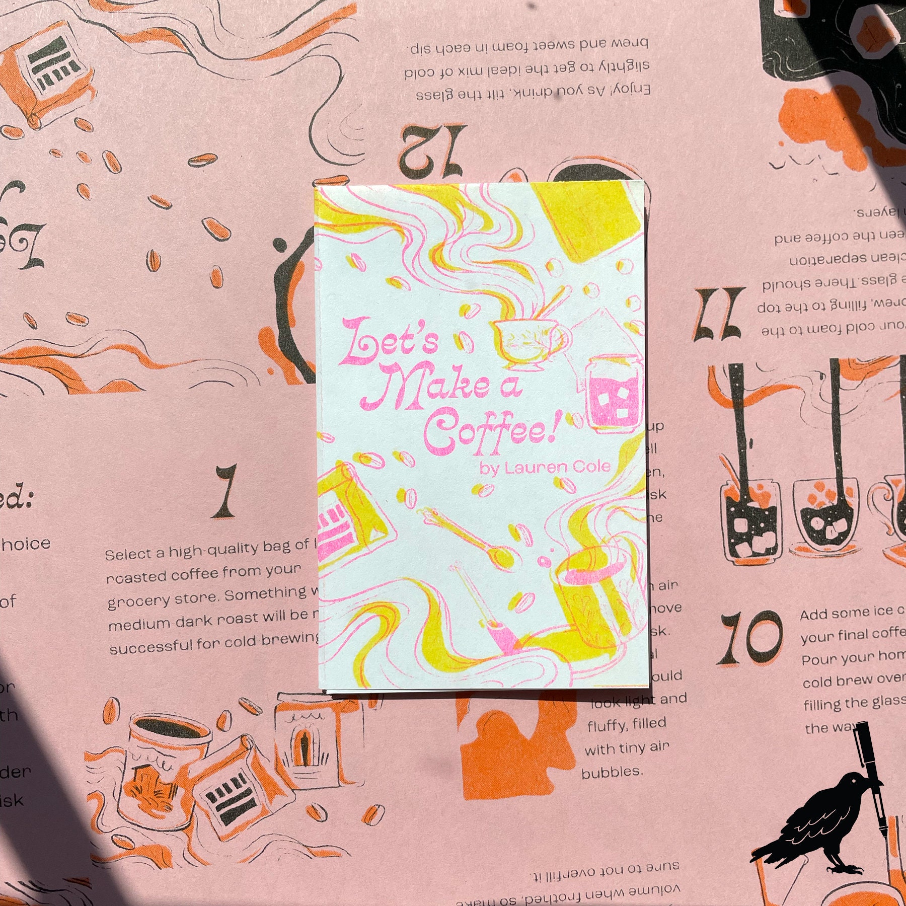 Let's Make a Coffee A Risograph Tutorial Zine PHYSICAL ZINE Risograph ...