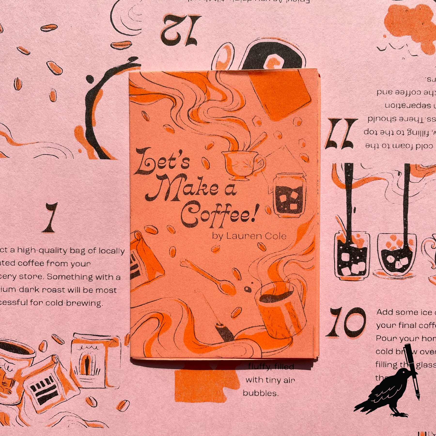 Let's Make a Coffee A Risograph Tutorial Zine PHYSICAL ZINE Risograph ...