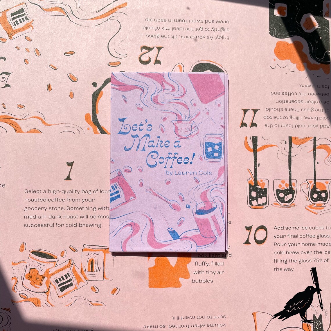 Let's Make a Coffee A Risograph Tutorial Zine PHYSICAL ZINE Risograph ...