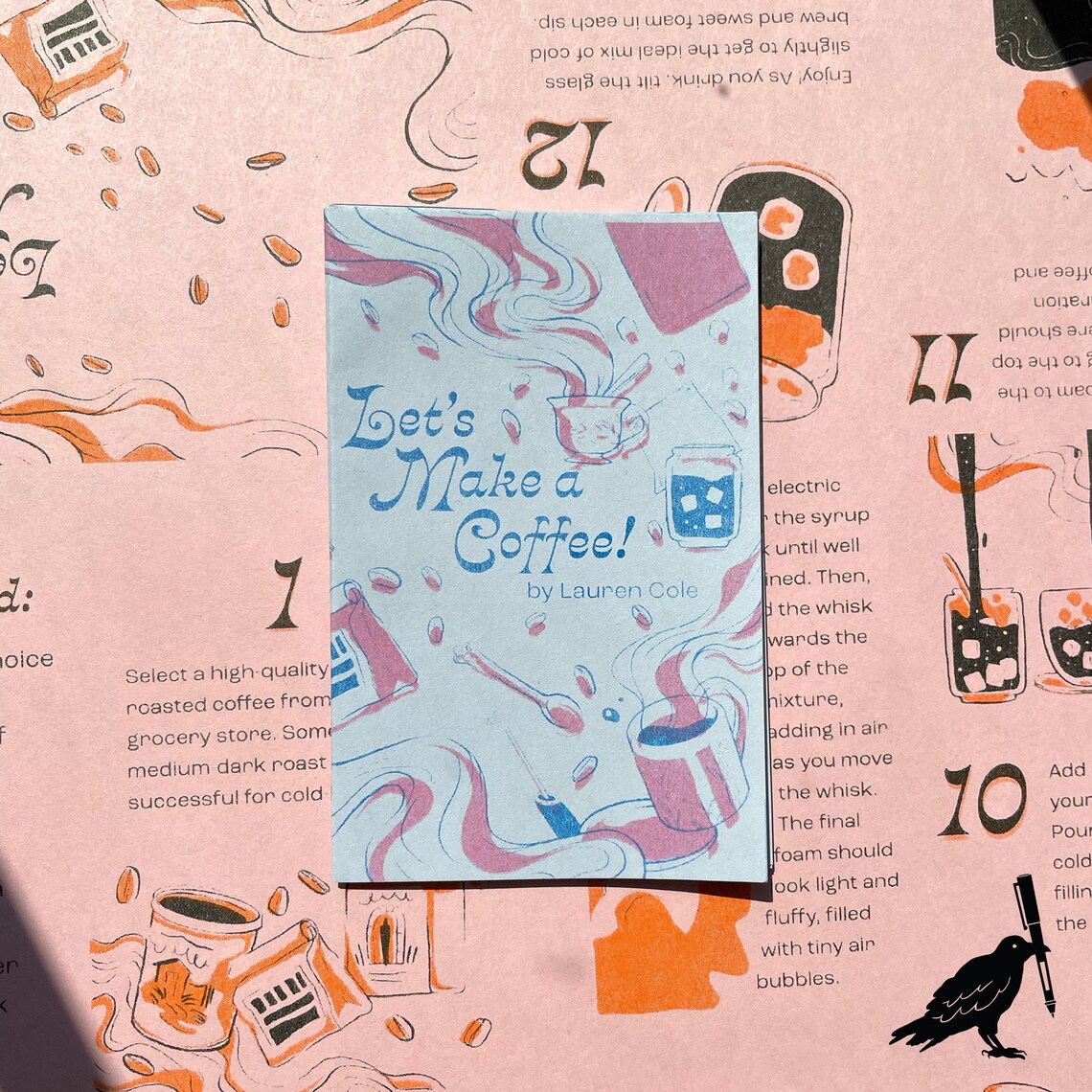 Let's Make a Coffee A Risograph Tutorial Zine PHYSICAL ZINE Risograph ...