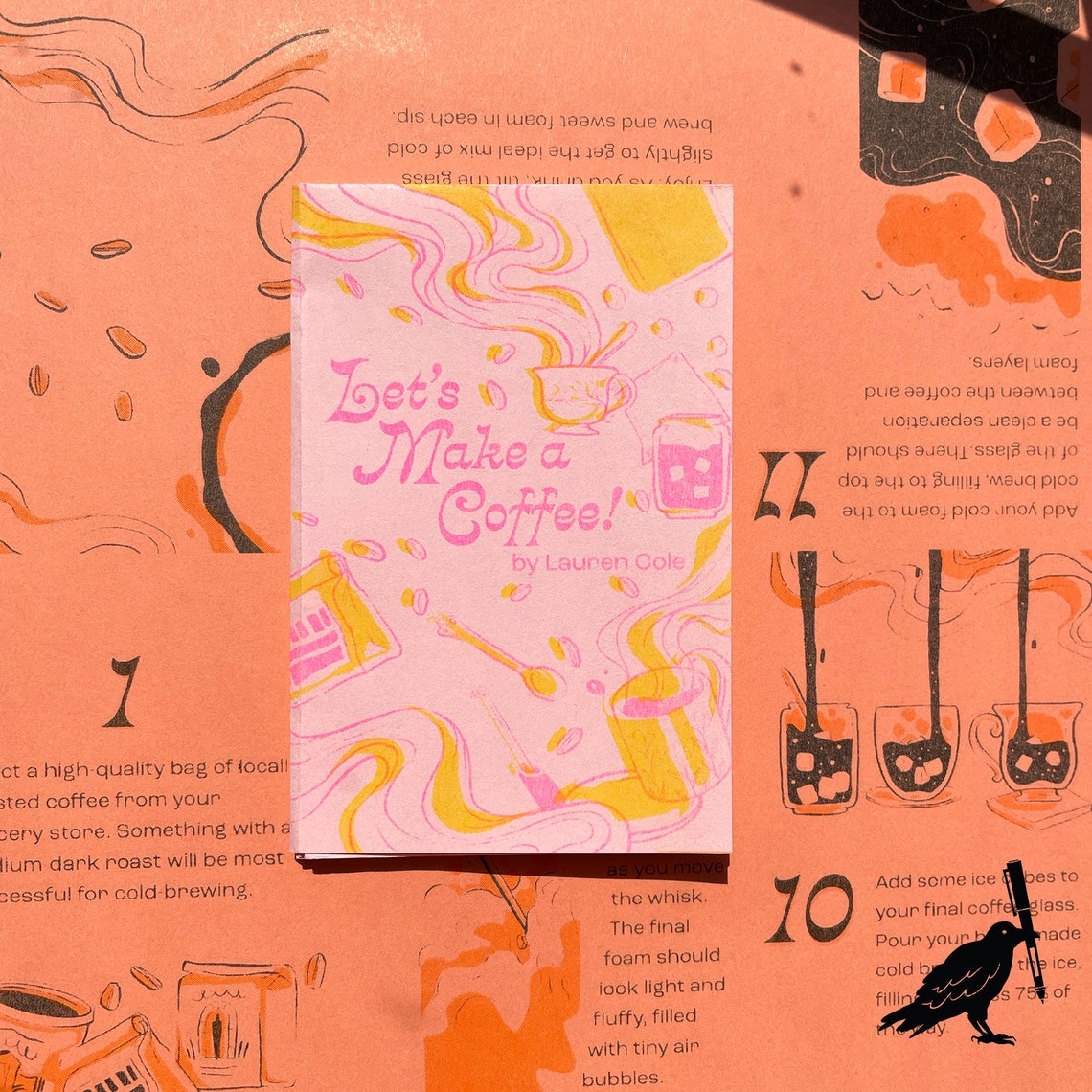 Let's Make a Coffee A Risograph Tutorial Zine PHYSICAL ZINE Risograph ...