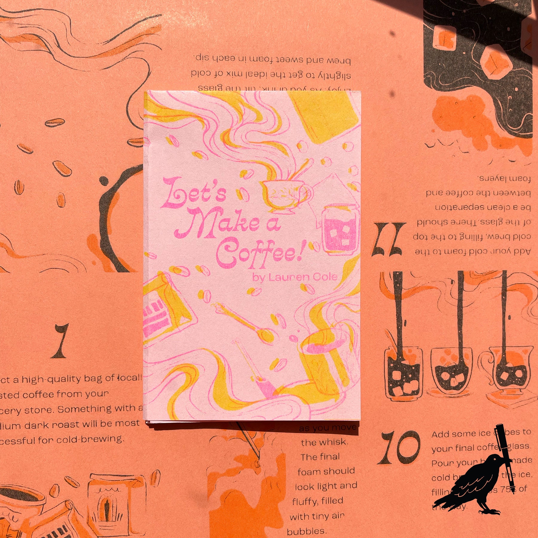 Let's Make a Coffee A Risograph Tutorial Zine PHYSICAL ZINE Risograph ...