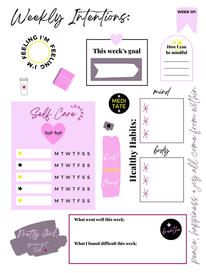 Teen Girls Journal Mental Health for Teens PLR KDP Printable Journal ...