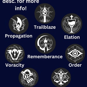 Honkai Star Rail SVG Bundle Simulated Universe Aeon Paths - Vector Svg ...