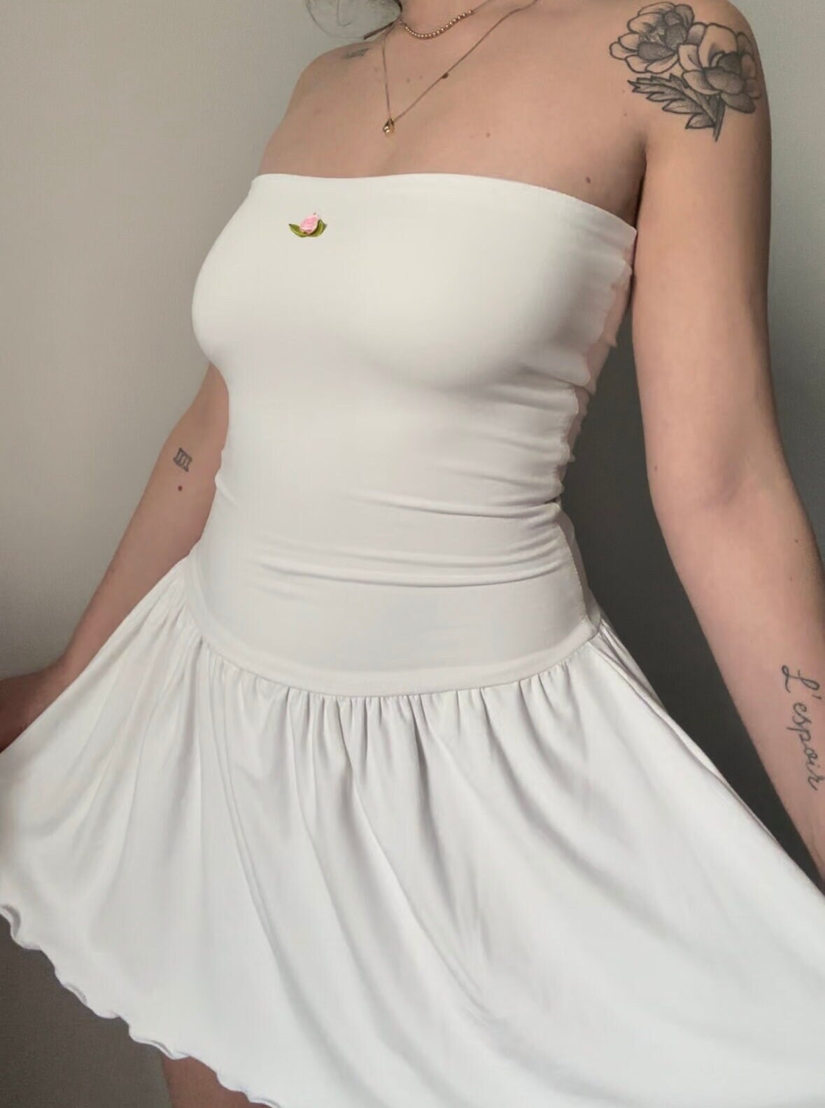 Strapless Ballerina Mini Dress PDF Sewing Pattern A4 - Etsy