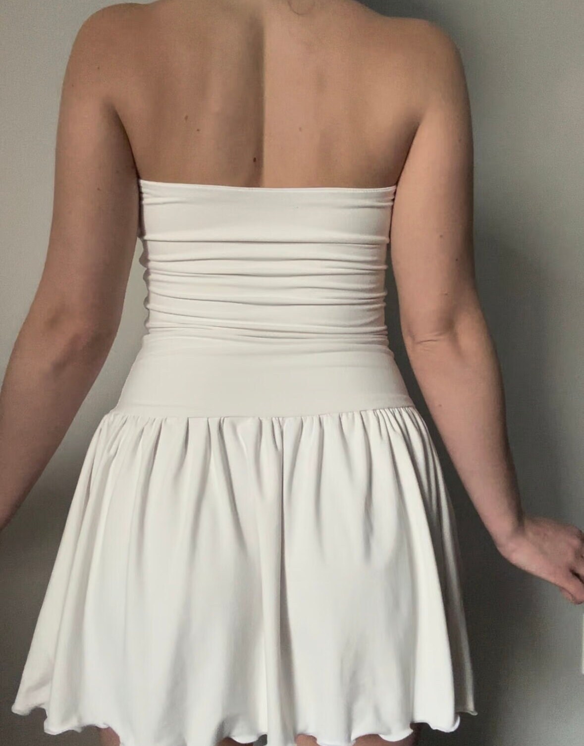 Strapless Ballerina Mini Dress PDF Sewing Pattern A4 - Etsy