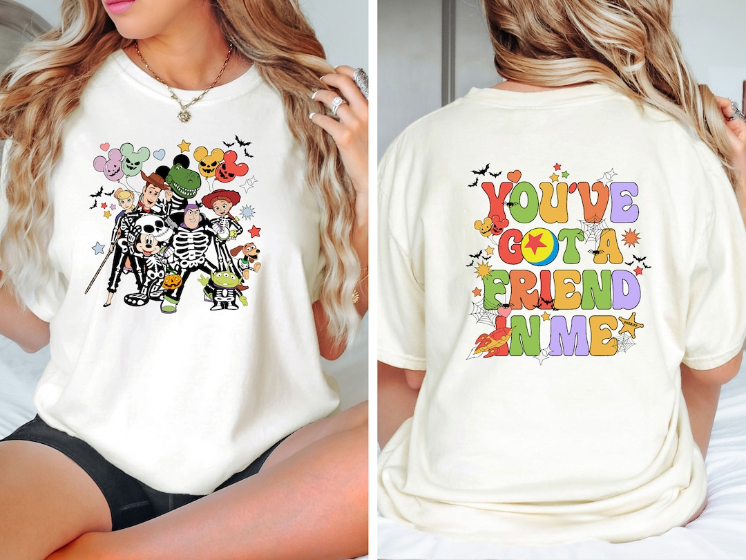Toy Story Skeleton Halloween Comfort Color Shirt, Disney Halloween ...
