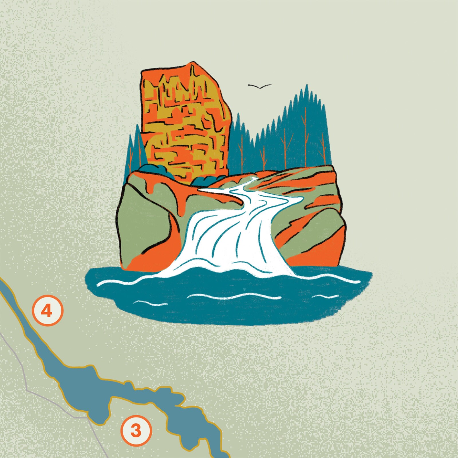 Beaver River Canoe Route Map pre-order - Etsy