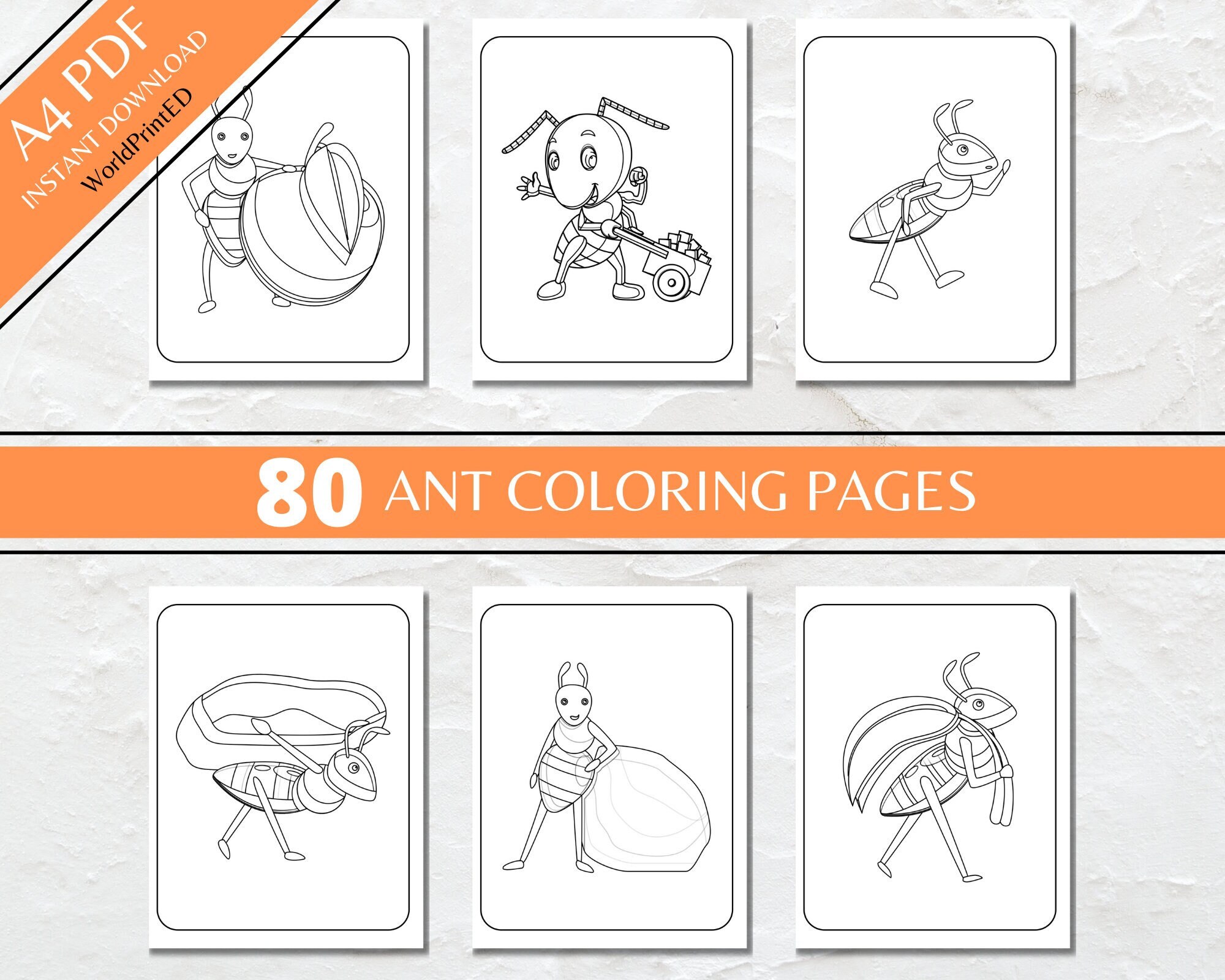 Ant Coloring Pages For Preschoolers
