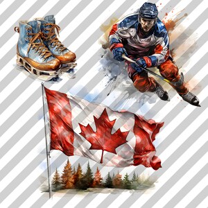 Assorted Canada Day Clipart Illustrations. Canadian Clipart Bundle ...
