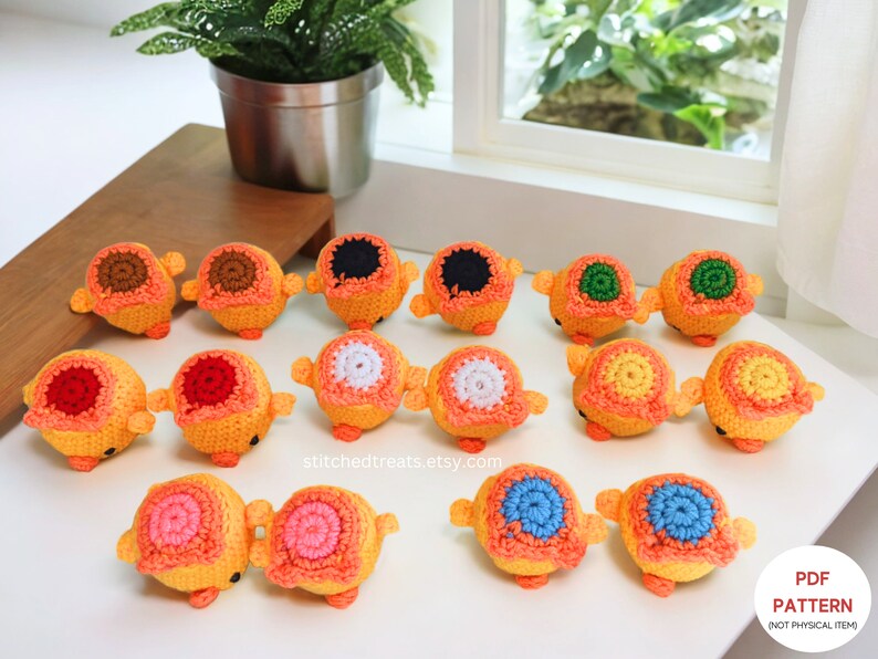 Chicken Crochet Memory Game Pattern | Farm Animal Patterns Easy ...