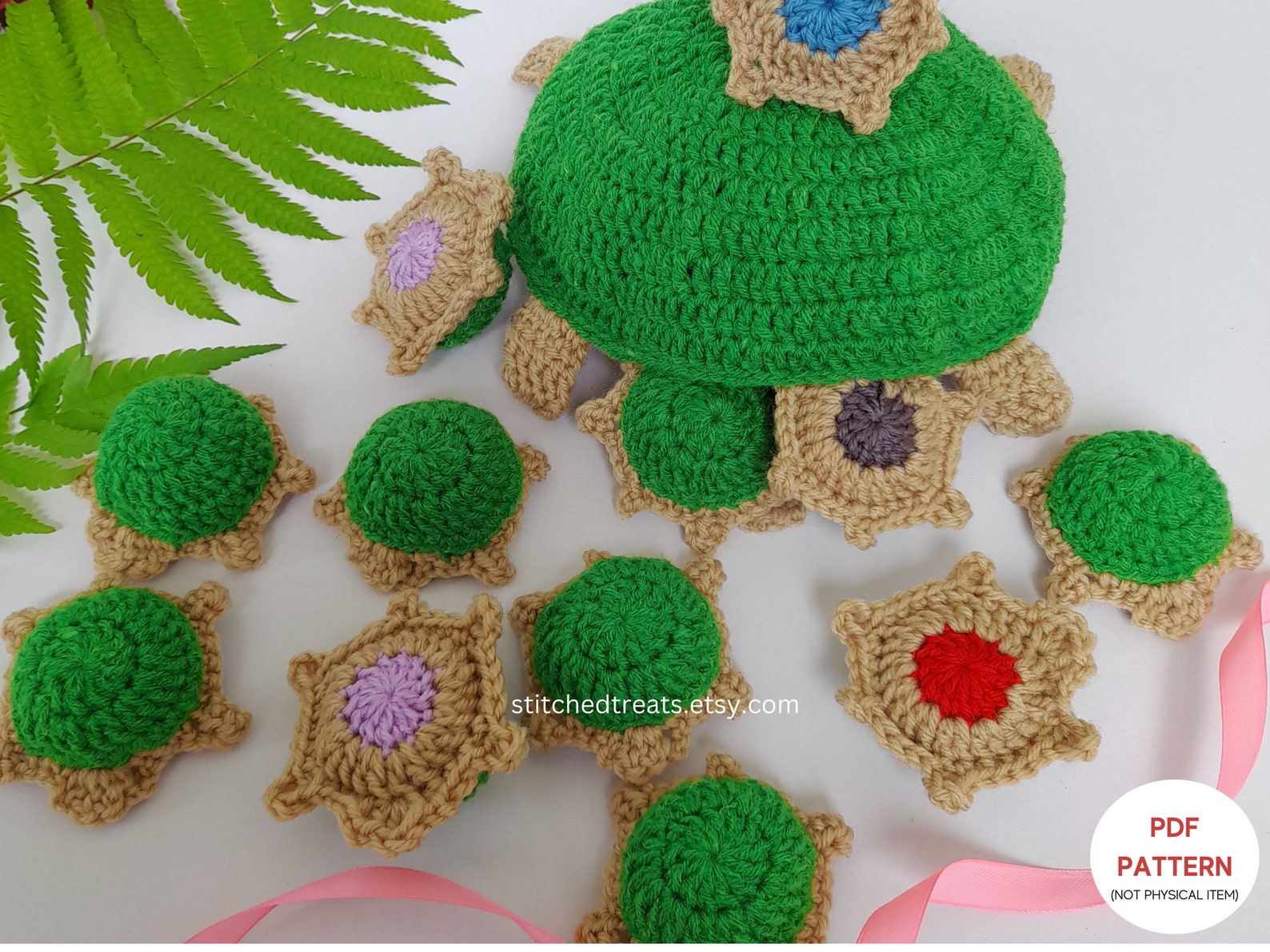 Crochet Memory Game BUNDLE | Turtle, Chicken, Crab Memory Game Pattern ...