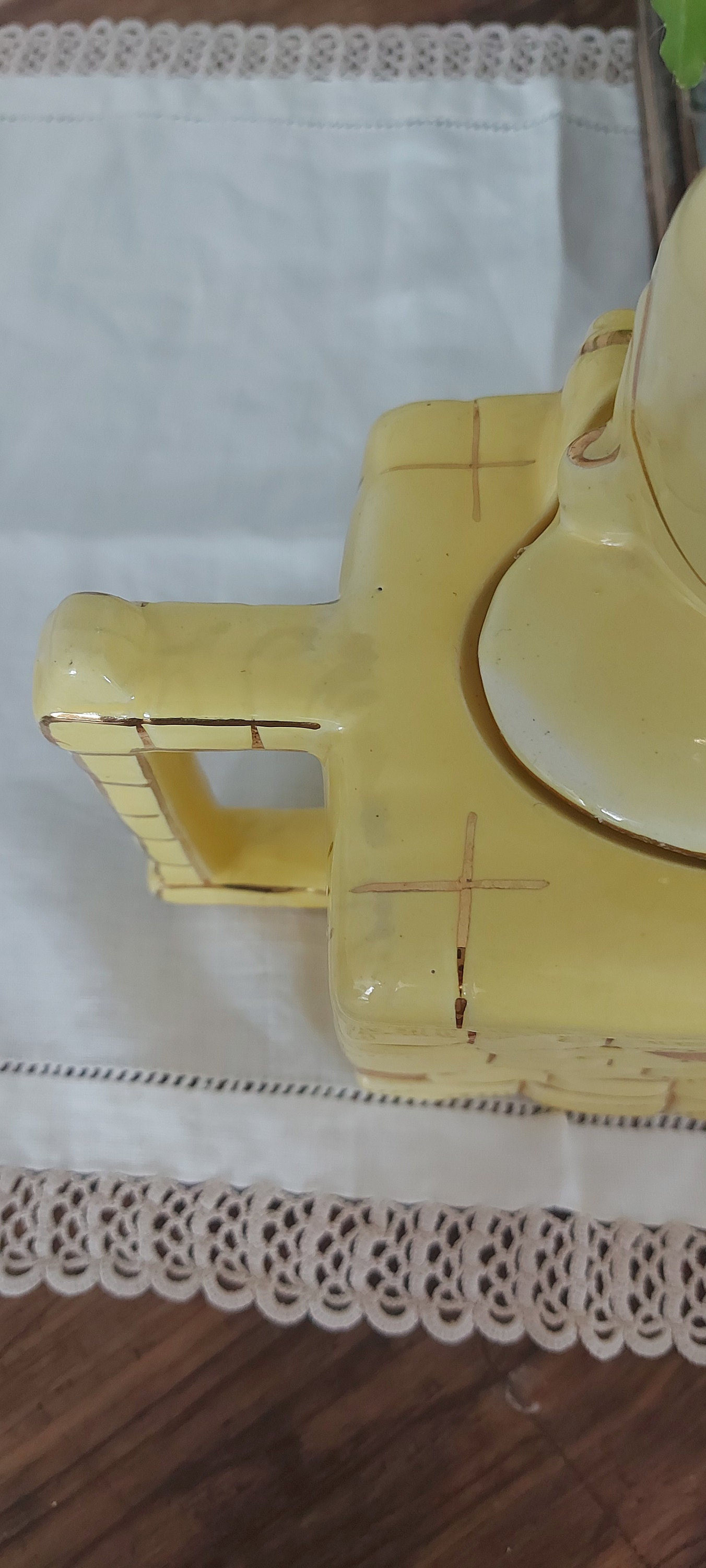 Yellow Humpty Dumpty Lingard Teapot - Etsy