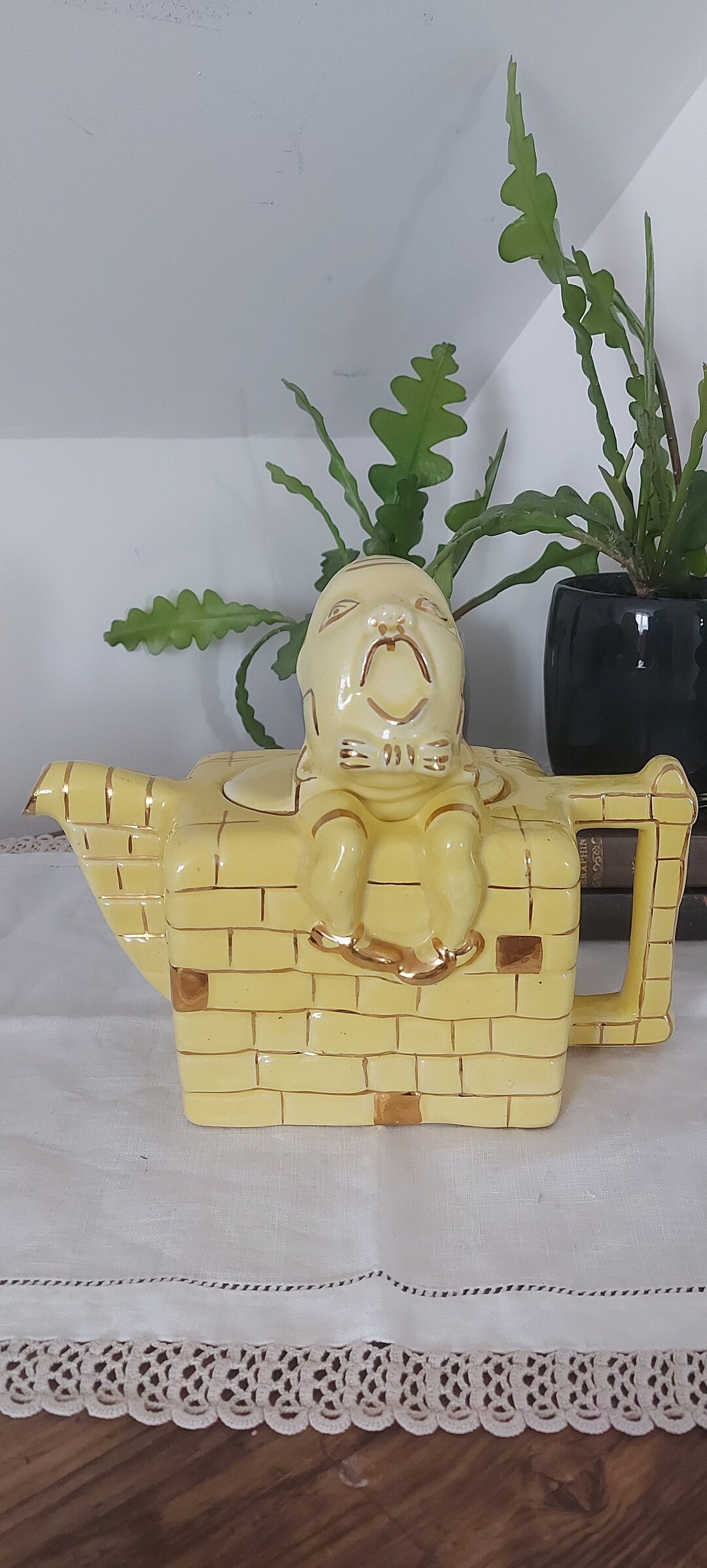 Yellow Humpty Dumpty Lingard Teapot - Etsy