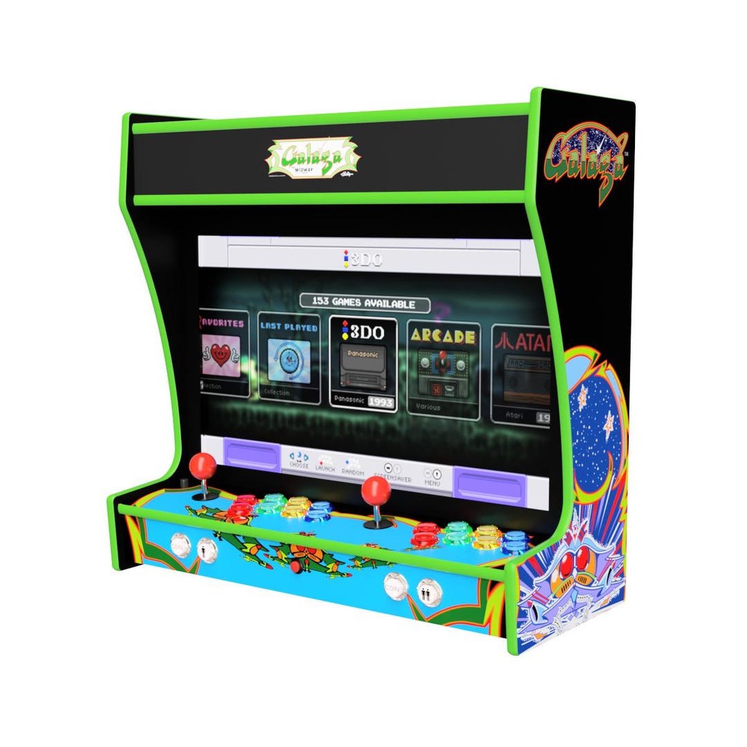 MINICADE-25 Arcade Machine | 2-player, 25" Screen, LED Marquee, LED ...