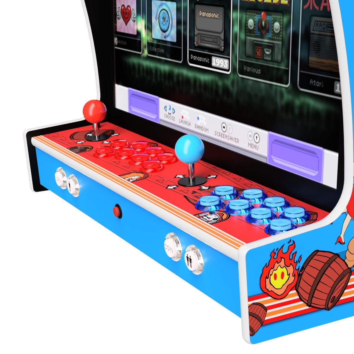 Two Player 24.5 Screen, Wall Mount or Bartop Arcade Machine, Vinyl ...