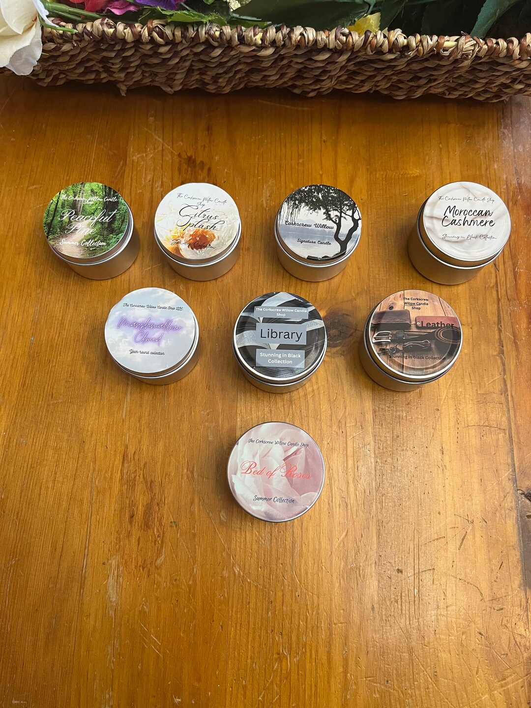 2-ounce Sampler Tins--set of 8 - Etsy