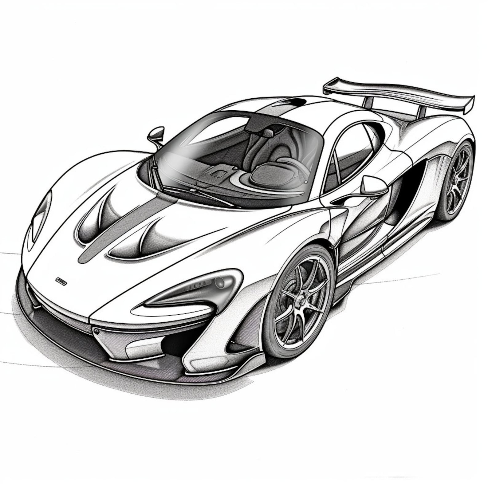 27 Coloring Pages Supercars Coloring Pages Digital Download Printable ...