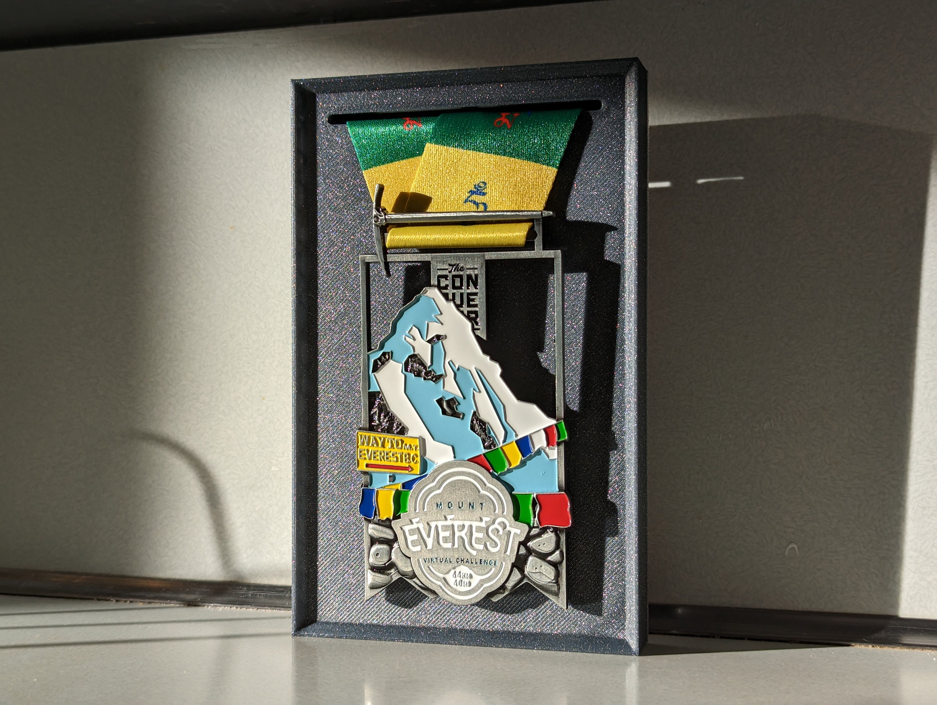 Medal Display Frame | Conqueror Challenge Medals | Wall Display for ...