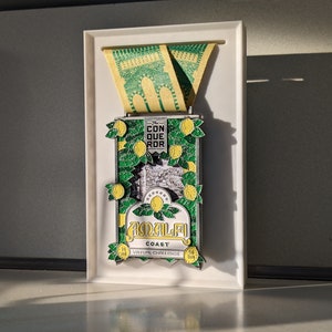 Medal Display Frame | Conqueror Challenge Medals | Wall Display for ...