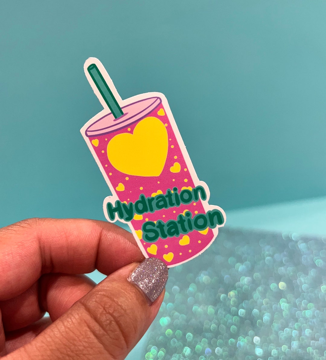 Hydration Station Vinyl Sticker for Laptops, Water Bottles and Whatever ...