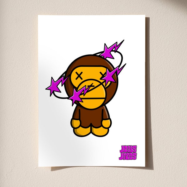 Bape Wall Art - Etsy