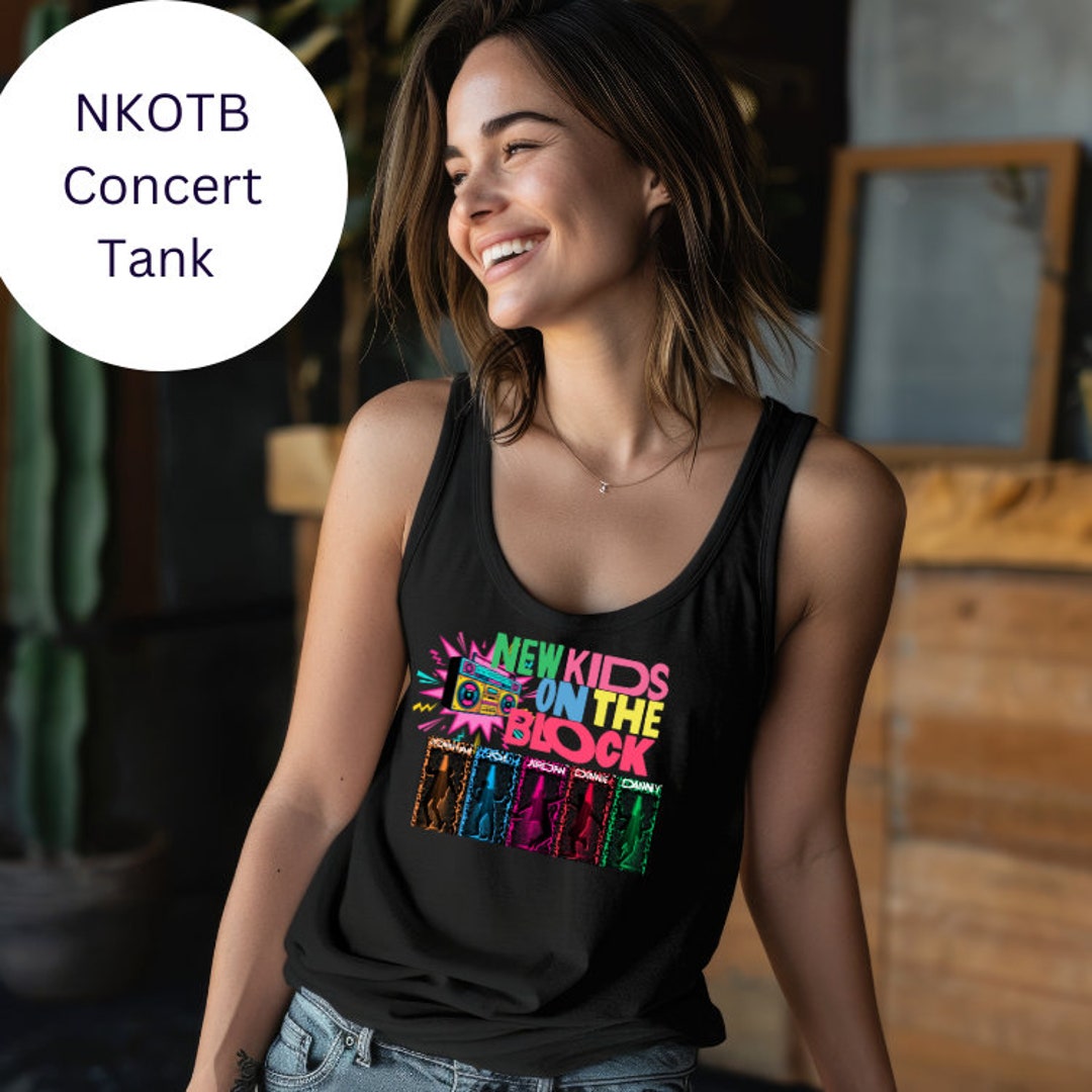 Retro 80s NKOTB Concert Tank. Blockhead Vintage New Kids on the Block ...
