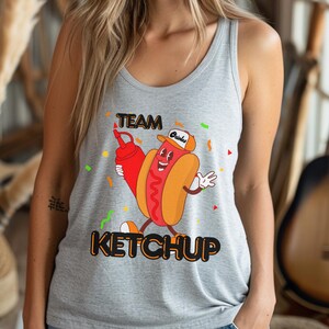 Team Ketchup Womens Tank | Funny Hot Dog Baseball Shirt | Orioles Fan ...