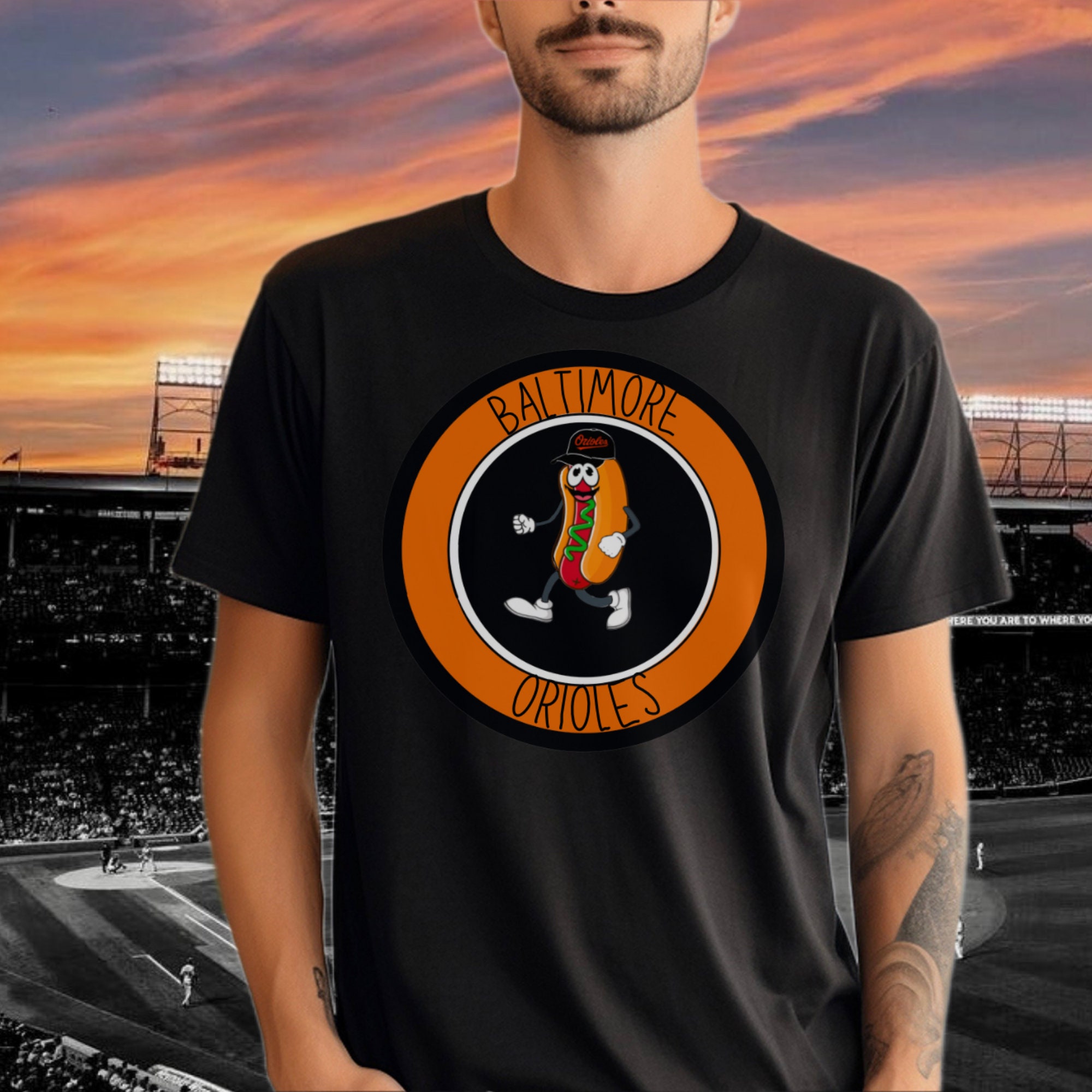 Baltimore Orioles Relish Hotdog Race Champion Tee! Unisex Graphic ...
