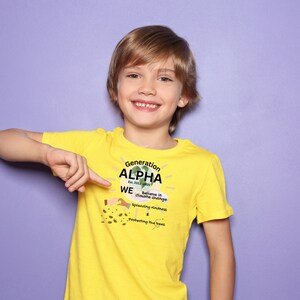 Embrace the Future With Our Gen Alpha Tee Shirt | Trendy Kid's Fashion ...
