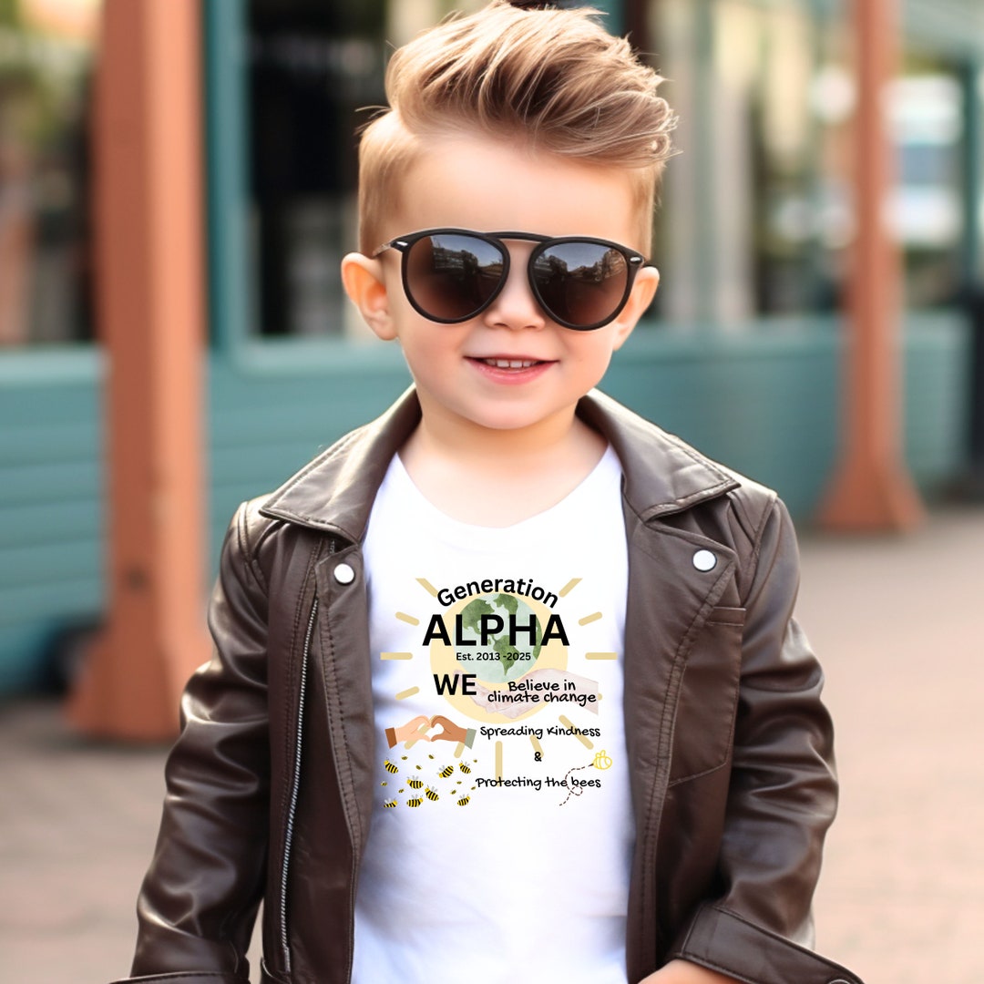 Embrace the Future With Our Gen Alpha Tee Shirt | Trendy Kid's Fashion ...